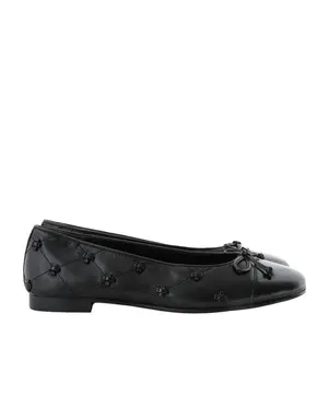 Tory Burch Cap Toe Bunny Knot Ballerinas
