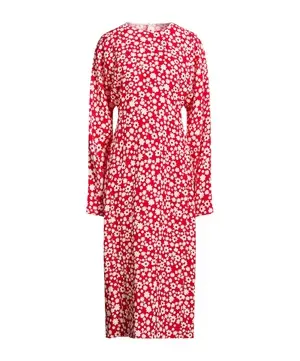 Marni Floral Print Long-sleeve Dress