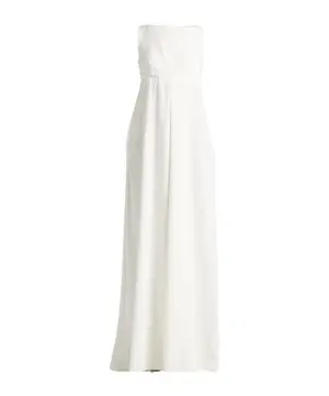 Max Mara Minimalist Solid-color Sleeveless Jumpsuit - White