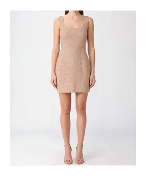 Elisabetta Franchi Sequin-embellished Sleeveless Mini Dress