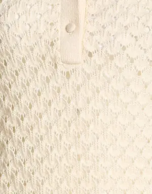 Chloé Minimalist Solid-color Crocheted Top - Camel