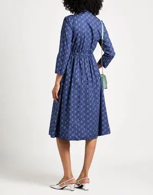 Tory Burch Color-block 3/4 Sleeve Dress