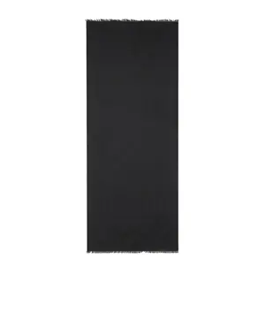 Etro Bohemian Paisley Silk-wool Jacquard Scarf - Black