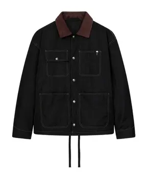 Palm Angels Padded Logo Jacket - Black