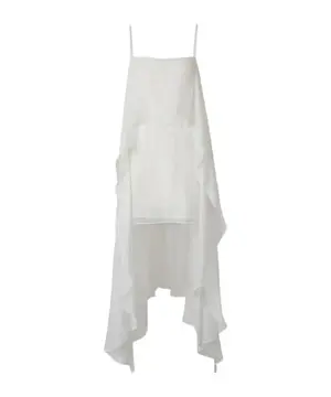 Staud Bead-embellished Tiered Mini Dress