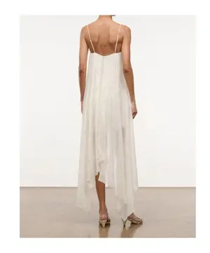 Staud Bead-embellished Tiered Mini Dress