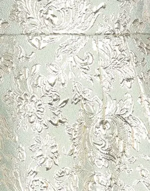 Dolce & Gabbana Two-tone Metallic Finish A-line Skirt