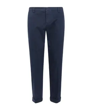 DONDUP Cuffed-hem Dress Trousers - Blue
