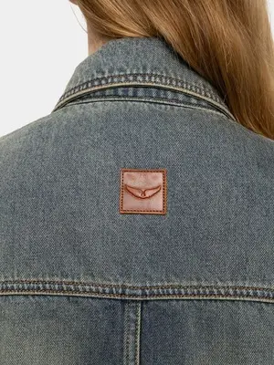 Zadig&Voltaire Lessa Denim Jacket - Medium Blue