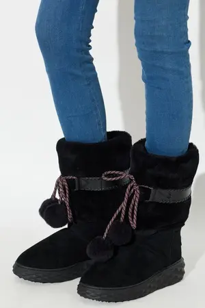 JIMMY CHOO Round-toe Short Boots