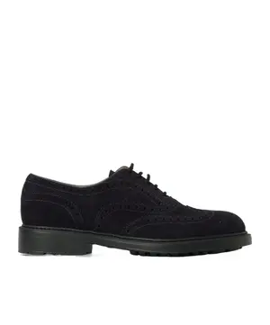 DOUCAL'S Visone Suede Brogue Derby Shoes