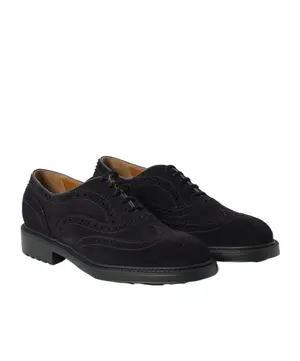 DOUCAL'S Visone Suede Brogue Derby Shoes