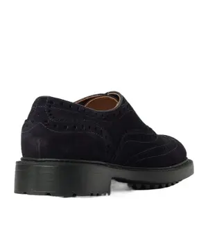 DOUCAL'S Visone Suede Brogue Derby Shoes