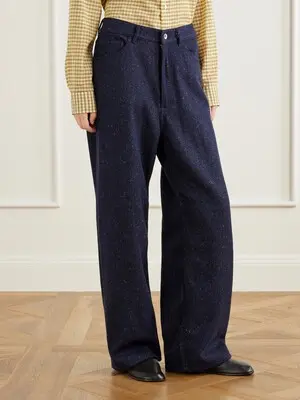 Auralee Casual Trousers With Belt Loops