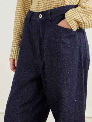 Auralee Casual Trousers With Belt Loops