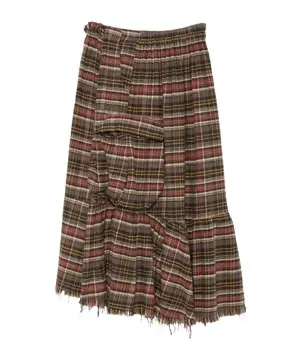 R13 Plaid Skirt