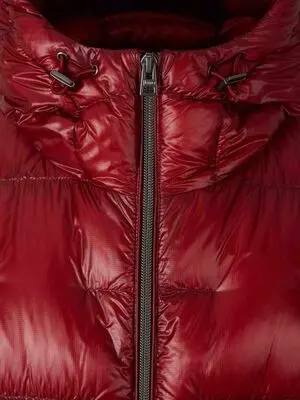 Herno Quilted Hooded Jacket With Zip Fastening