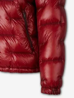 Herno Quilted Hooded Jacket With Zip Fastening