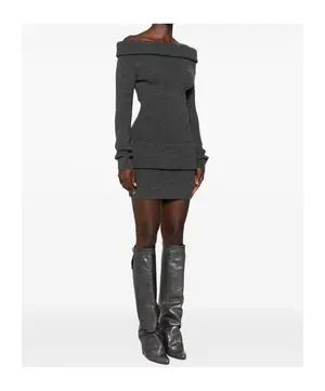 JEAN PAUL GAULTIER Off-the-shoulder Knit Dress
