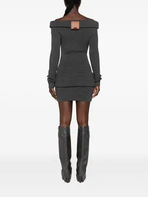 JEAN PAUL GAULTIER Off-the-shoulder Knit Dress