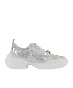 ROGER VIVIER Glitter Panel Low-top Sneakers - No