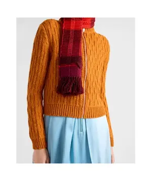 Prada Wool And Alpaca Cardigan