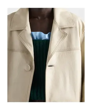 Prada Leather Coat