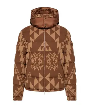 Moncler Boislune Hooded Corduroy Short Down Jacket