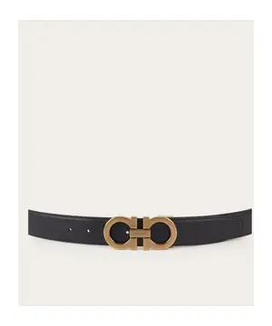 FERRAGAMO Reversible And Adjustable Gancini Belt