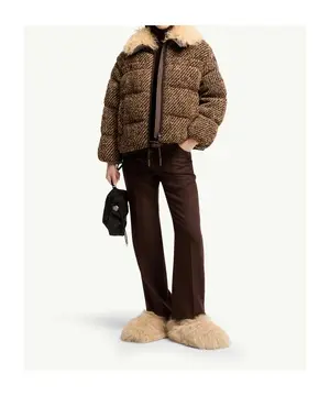 Moncler Dynamique Bouclé Short Down Jacket