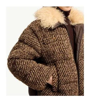 Moncler Dynamique Bouclé Short Down Jacket
