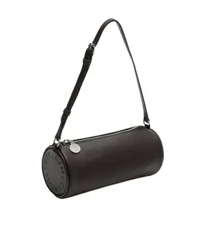 Stella McCartney Logo Bowling Bag - Brown
