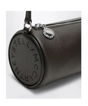 Stella McCartney Logo Bowling Bag - Brown
