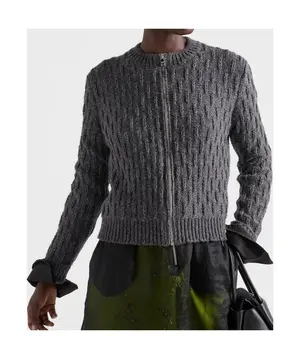 Prada Wool And Alpaca Cardigan