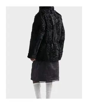Prada Shearling Caban Jacket
