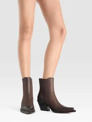 Paris Texas Pull-on Ankle Boots