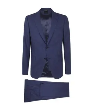 Zegna Single-breasted Suit - Blue