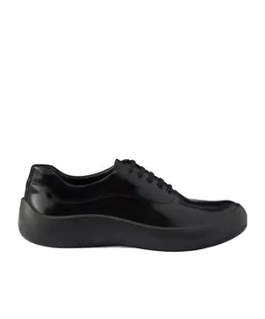 Prada Brushed Leather Sneakers