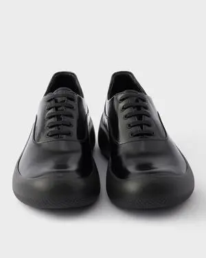 Prada Brushed Leather Sneakers