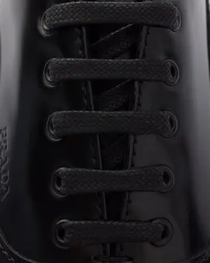 Prada Brushed Leather Sneakers
