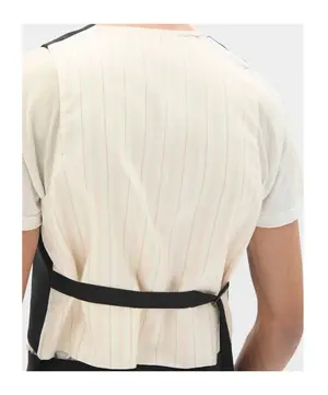 ANN DEMEULEMEESTER Gabardine Wool Waistcoat