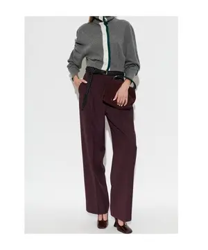 FORTE_FORTE Pleated Dress Trousers