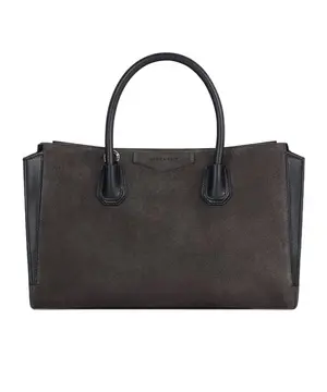 Givenchy Small Antigona Catchall Bag In Suede Leather - No