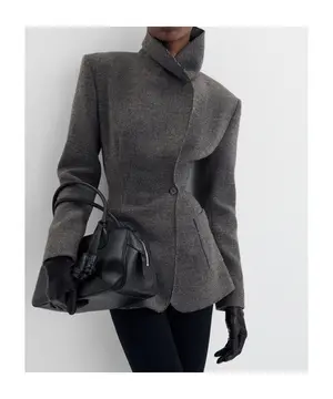 Magda Butrym Double-breasted Shawl-collar Blazer