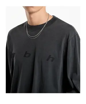 MISBHV Logo-print Long-sleeved T-shirt