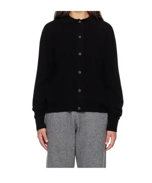 ENTIRE STUDIOS Button-up Collar Cardigan - Black