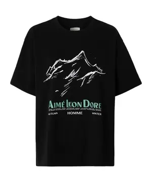 Aimé Leon Dore Summit Printed T-shirt - Black