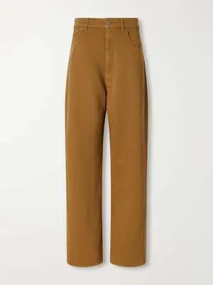 Phoebe Philo Low-rise Wide-leg Jeans - Brown