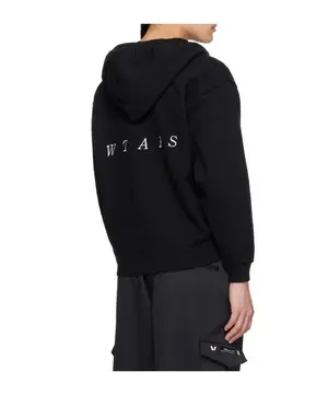 WTAPS Throwdy Zip-up Hoodie - Black
