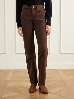 SLVRLAKE Phoenix Mid-rise Straight-leg Jeans